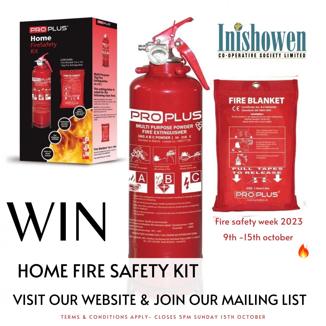 Top 5 Fire Safety Tips for Fire Safety Week From Inishowen Co-Op