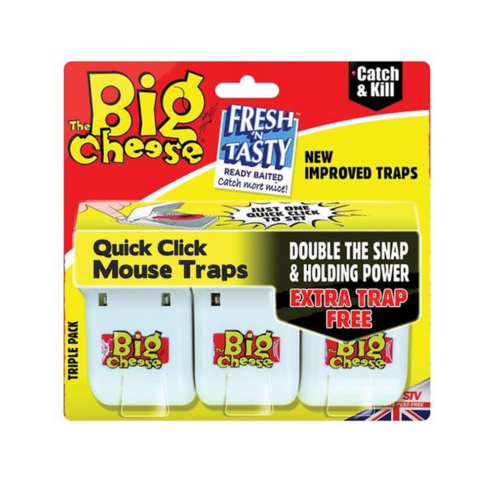 Big Cheese Catch & Kill Quick Click Mouse Trap -2pk- STV147 – Inishowen ...