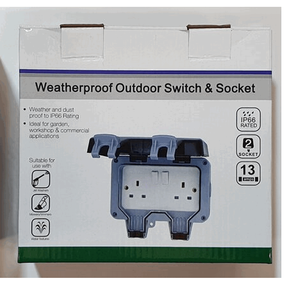 2G OUTDOOR SWITCHED SOCKET IP66 ~ – Inishowen Co-Op