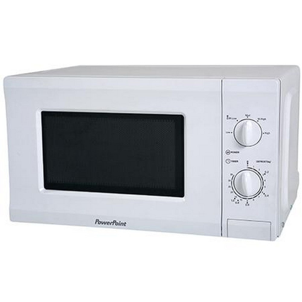 700W WHITE 20LT POWERPOINT MICROWAVE – Inishowen Co-Op