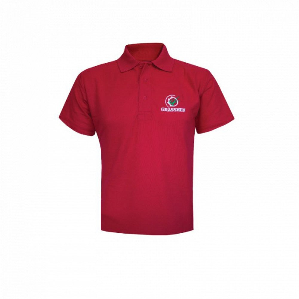 GRASSMEN RED POLO SHIRT – Inishowen Co-Op