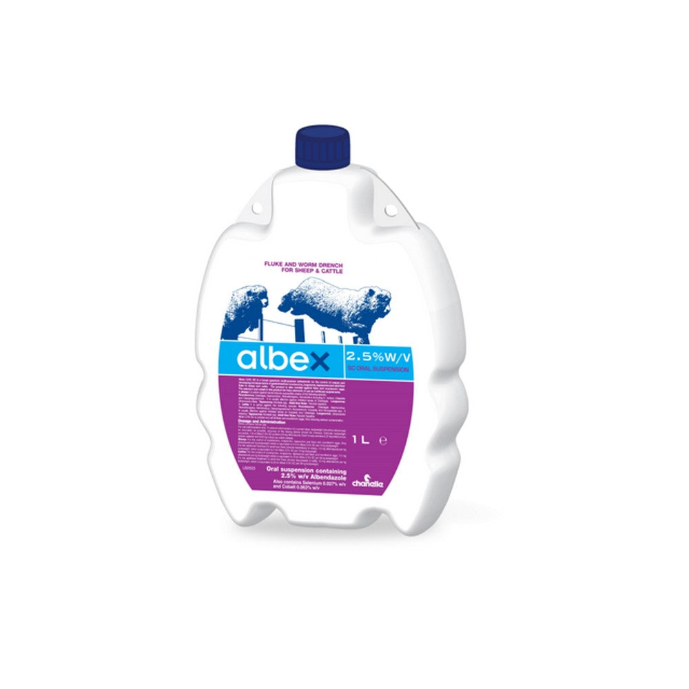 1Lt Albex 2.5% Sheep & Cattle Drench – Inishowen Co-Op