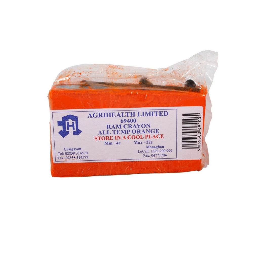 Agrihealth **Orange** Ram Raddle Crayon (Block) ~ – Inishowen Co-Op