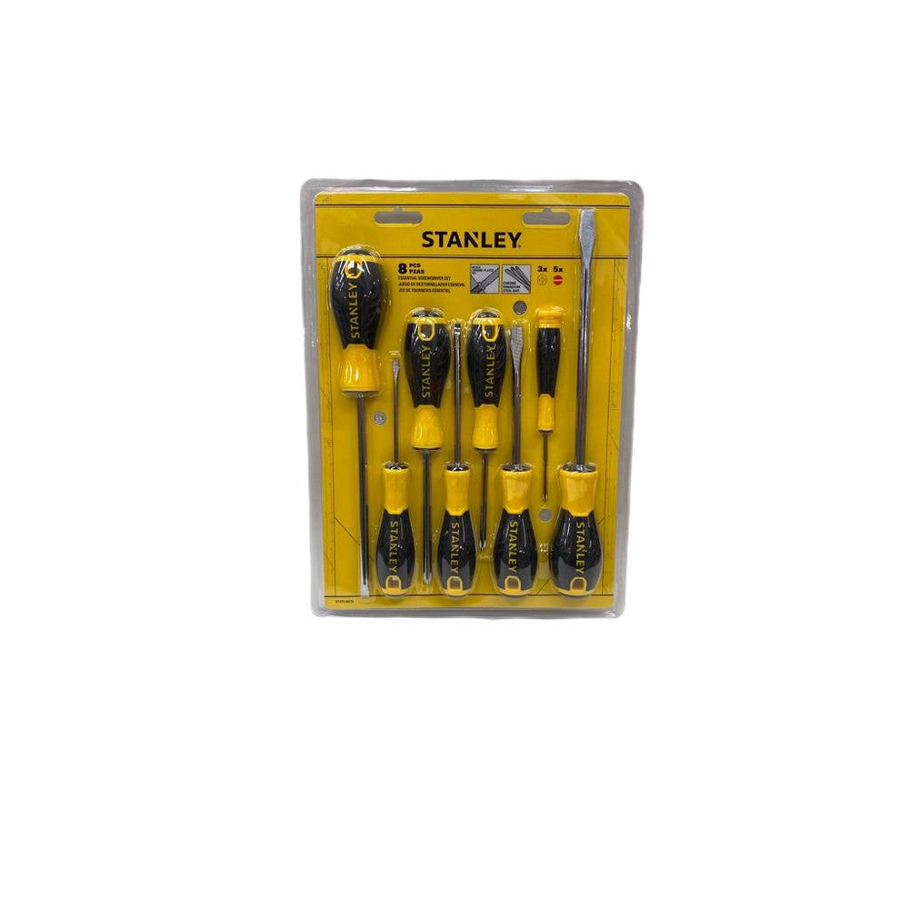 STANLEY 8PC ESSENTIAL SCREWDRIVER SET ~ – InishowenCo-Op