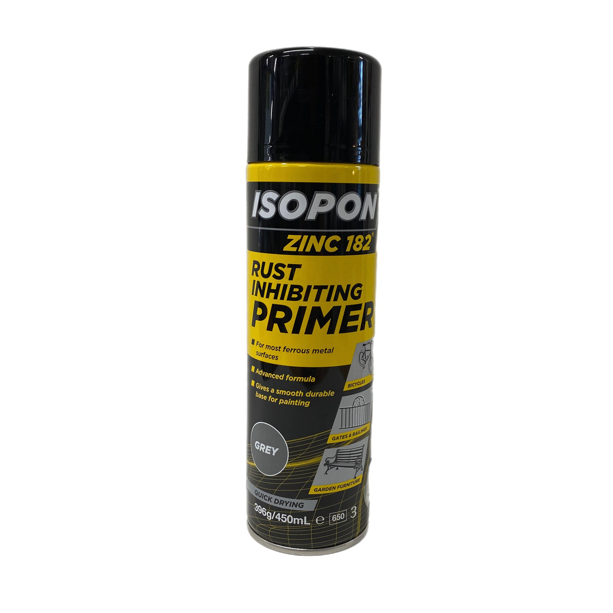 ZINC 182 GREY AEROSOL PRIMER 450ML – Inishowen Co-Op